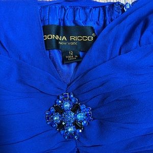 Donna Ricco | Dresses | Vintage Donna Ricco Cocktail Chiffon Evening ...